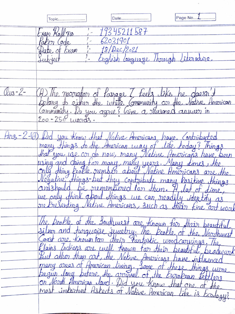 Answer 2 Literature | PDF