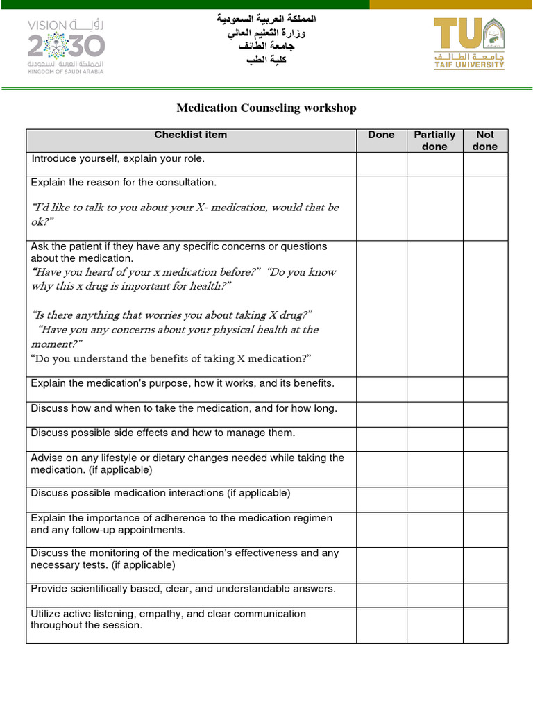 Medication Counseling | PDF