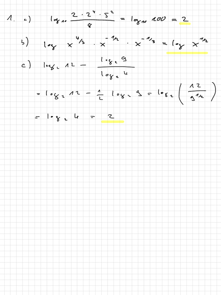 Logarithmen, Exponential-, Logarithmus - Und Wurzelgleichungen ...