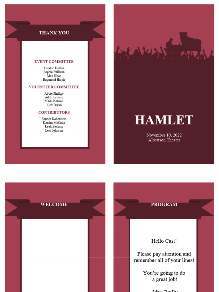 Hamlet Fake Program | PDF