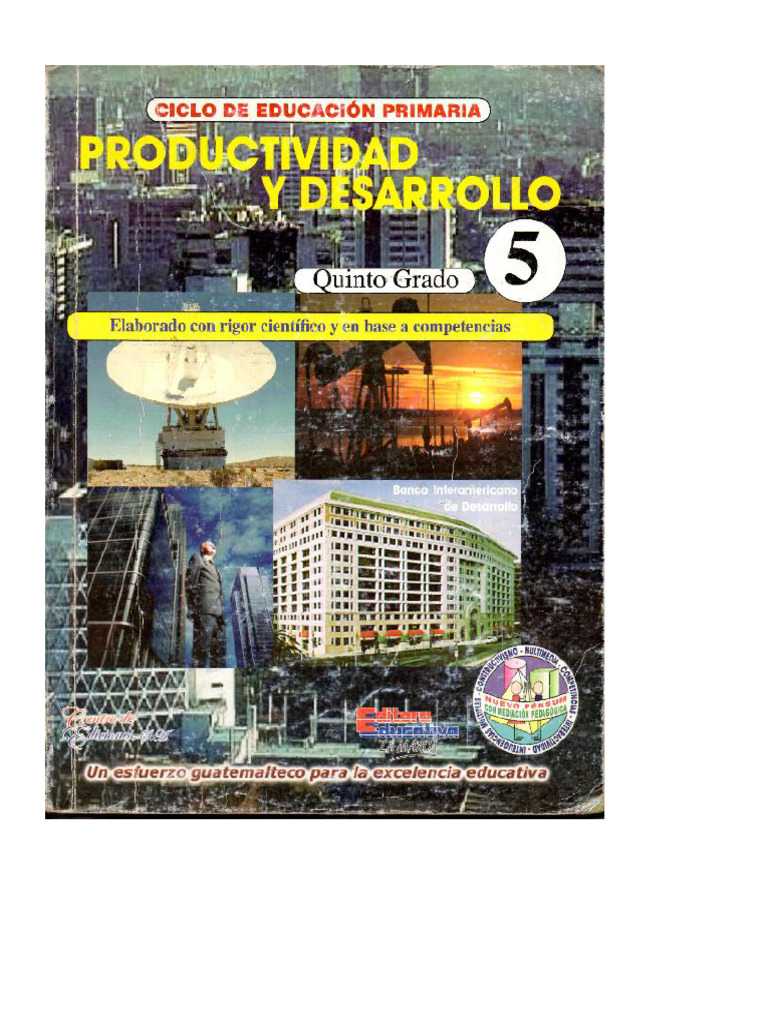 Productividad y Desarrollo - Quinto Primaria - Word 2021 | PDF