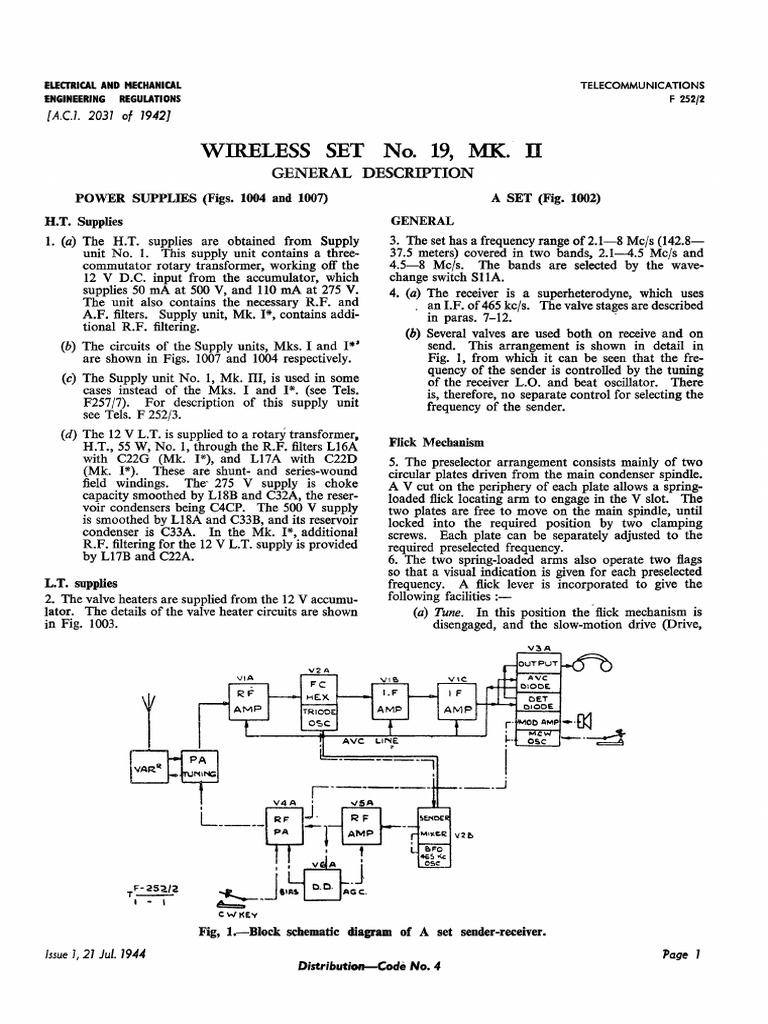 684 EMER F252-2 WS19Mk2 General Description | PDF