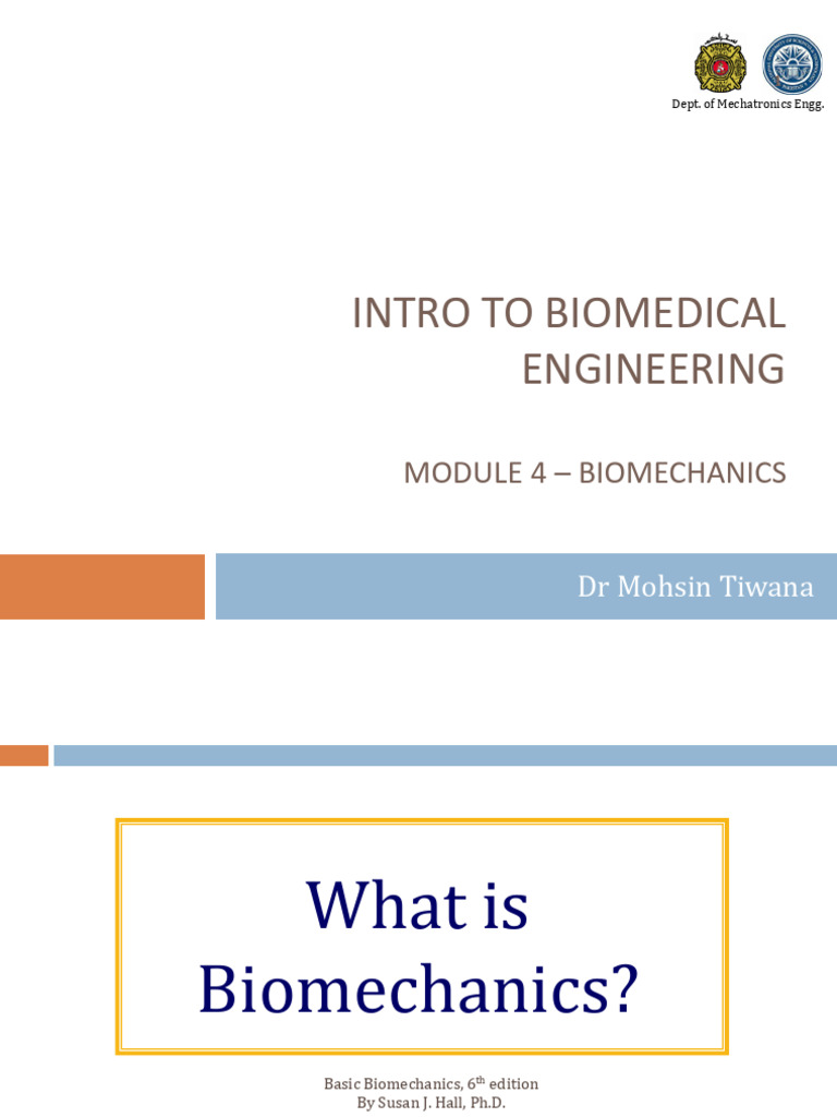 Module 4 Biomechanics | PDF | Anatomical Terms Of Motion | Anatomy