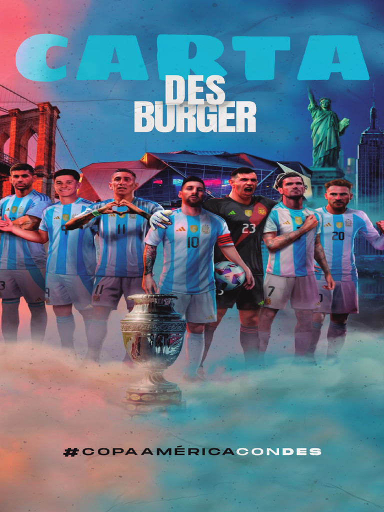 CARTA DES BURGER - COPA AMÉRICA | PDF
