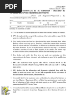 Annexure-V Revised Format For Certificate | PDF | Limited Liability Partnership | Business