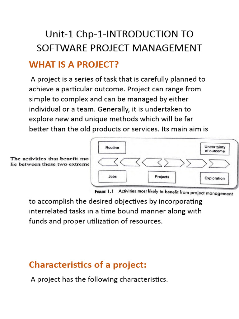 Software Project Unit-1 Chp-1 | PDF | Project Management | Software