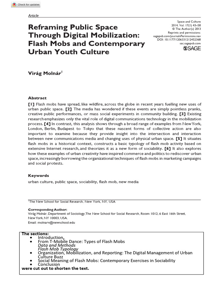 Ejemplo 1 AV - Txt-Flash Mobs | PDF | New Left