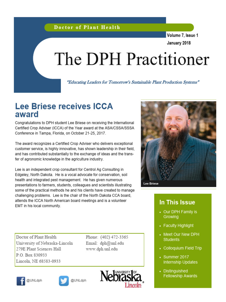 Doctor of Plant Health Newsletter January 2018 | PDF | Pathogen ...