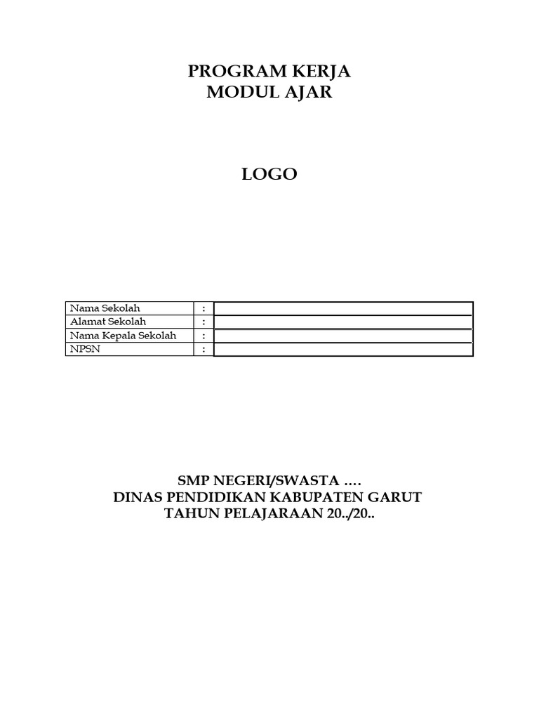 Contoh Modul Ajar SMP 2023-2024 | PDF | Karier & Perkembangan