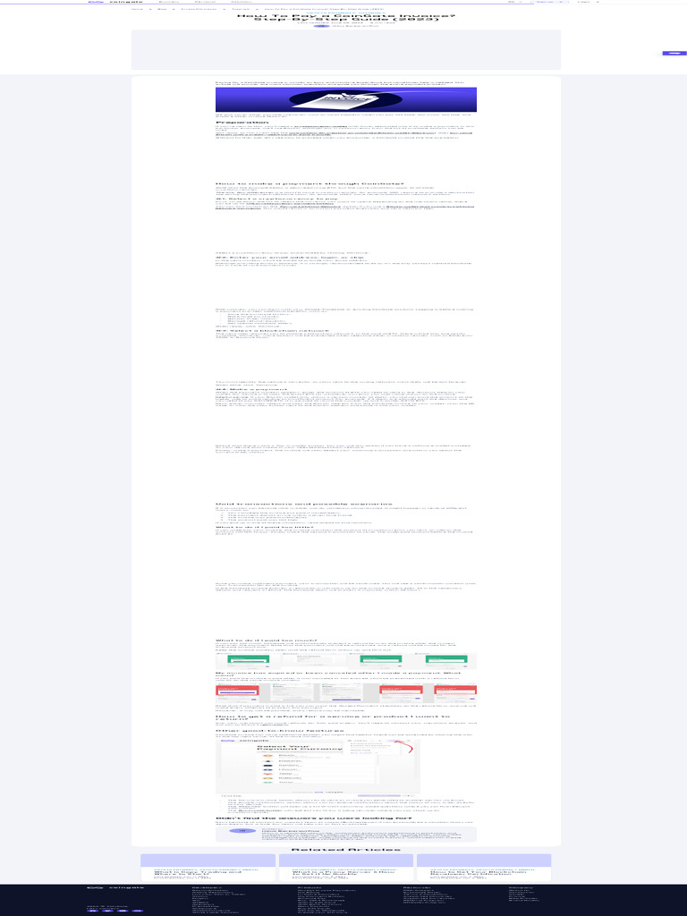 How to Pay a CoinGate Invoice | PDF | Cryptocurrency | Bitcoin