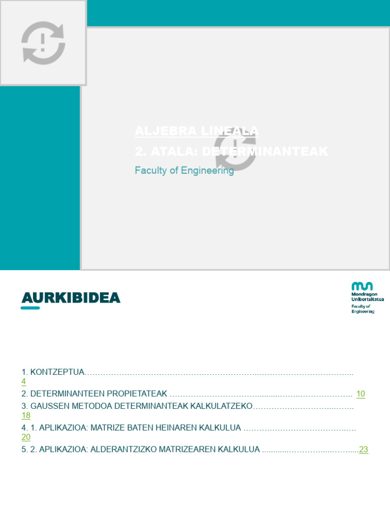 Determinanteak 230321 114839 | PDF