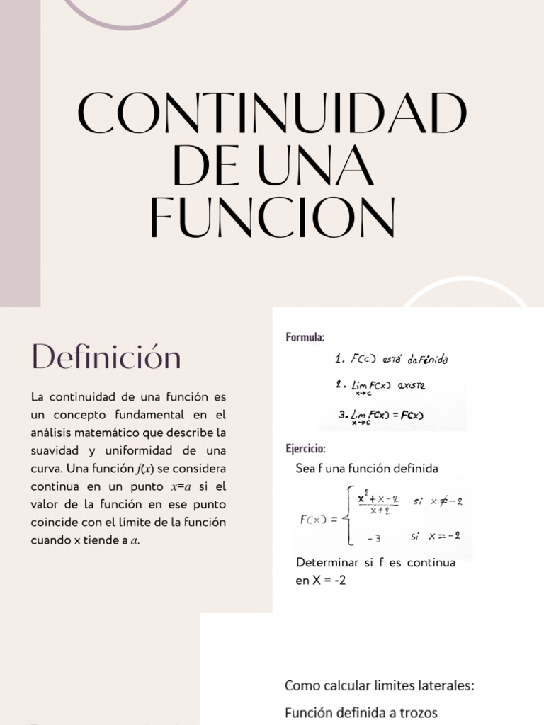 Continuidad de Una Funcion | PDF