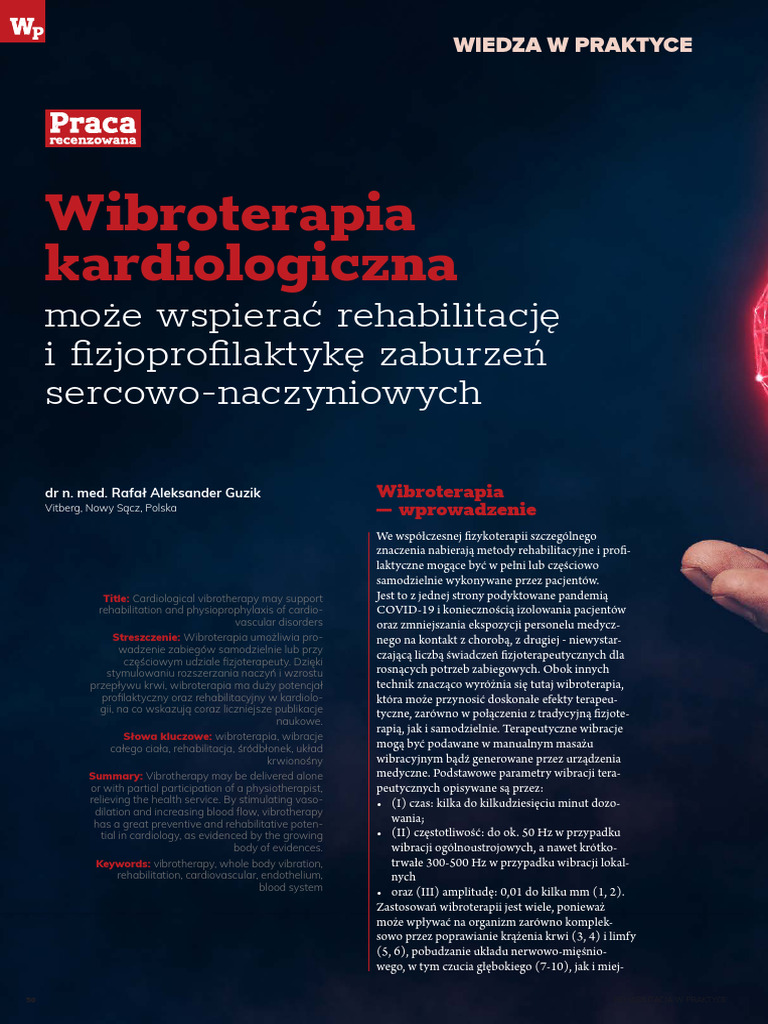 Wibroterapia RWP 4 2021 | PDF