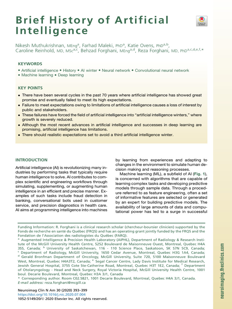 Historia Ia Ing Graficos Buen Texto | PDF | Artificial Neural Network ...