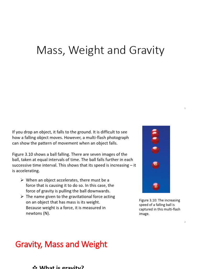 Force III-Mass-Weight Plus Falling and Turning | PDF | Weight | Force