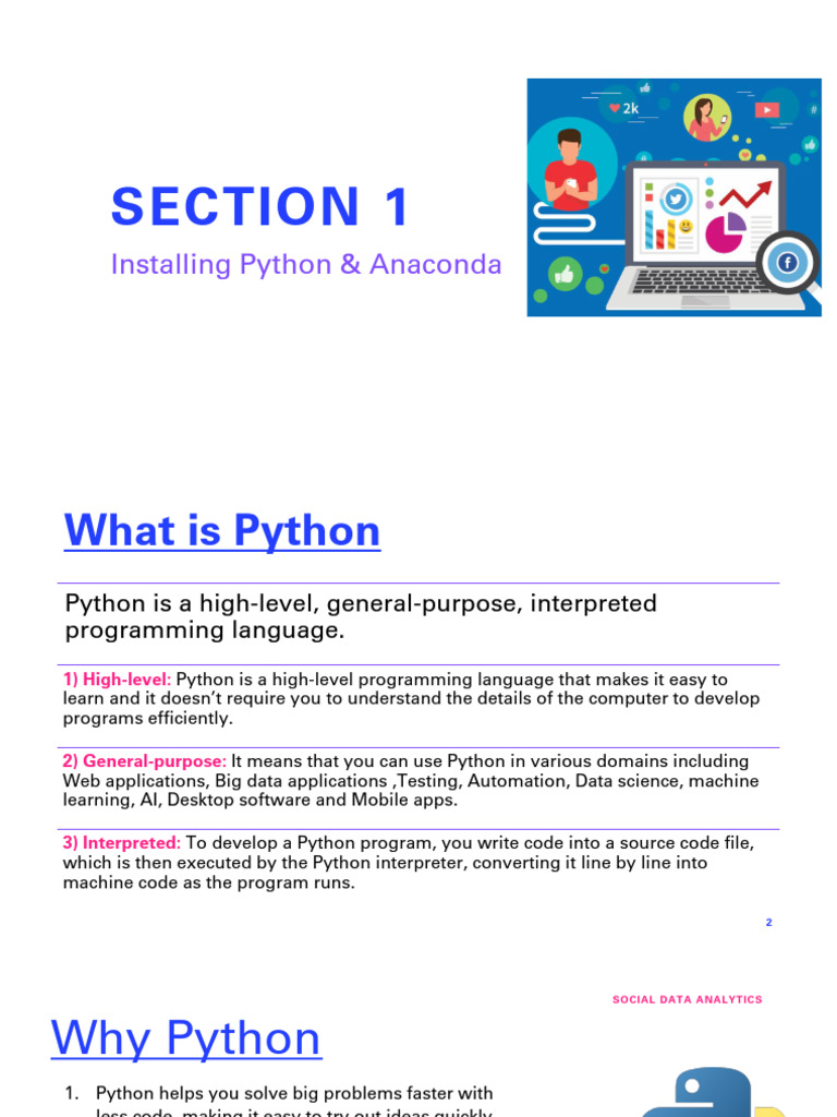 Install Python and Anaconda Guide | PDF | Python (Programming Language) | Computer Programming