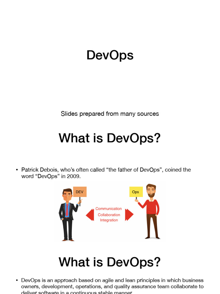 Dev Ops | PDF | Version Control | Information Technology Management