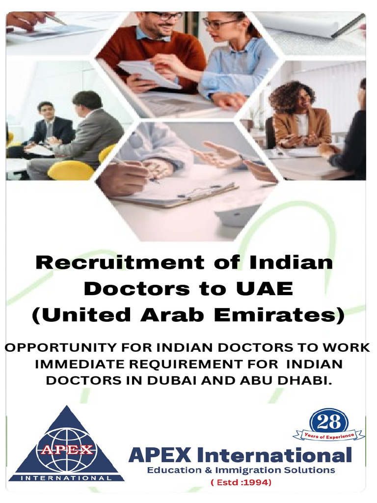 Recruitment of Indian Doctors To UAE | PDF | United Arab Emirates ...