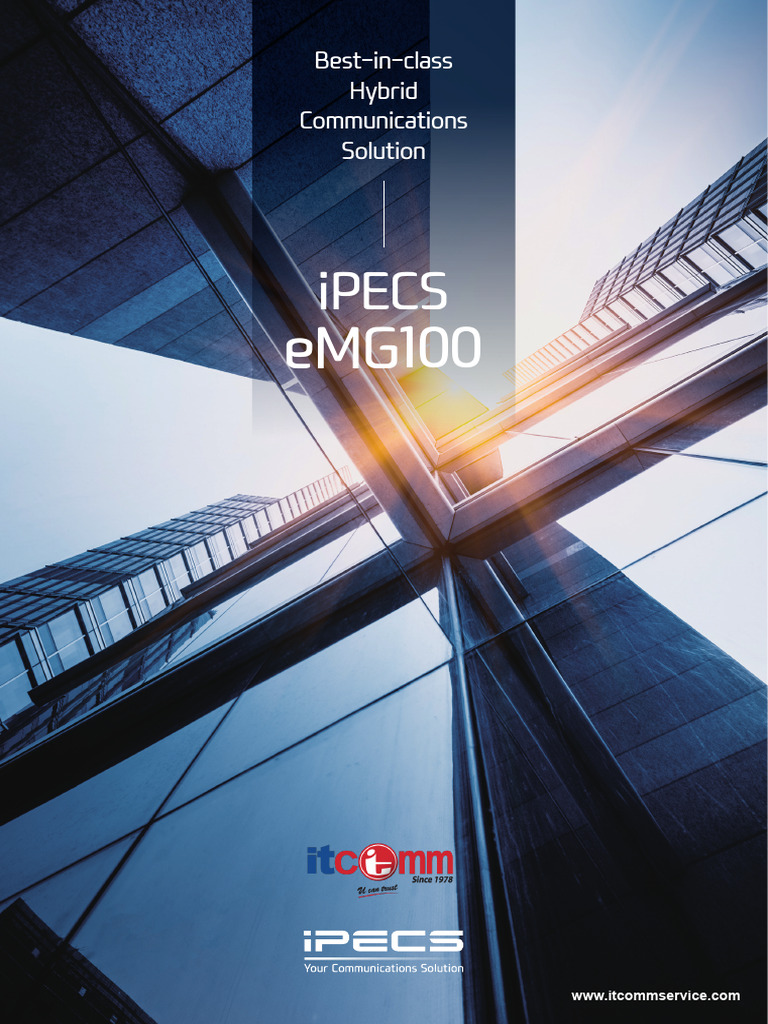 PBX ERICSSON LG eMG100 | PDF | Voice Over Ip | Computing