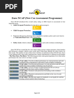 RCAR Structure Test Procedure Version 2 - 3 | PDF | Airbag | Seat Belt