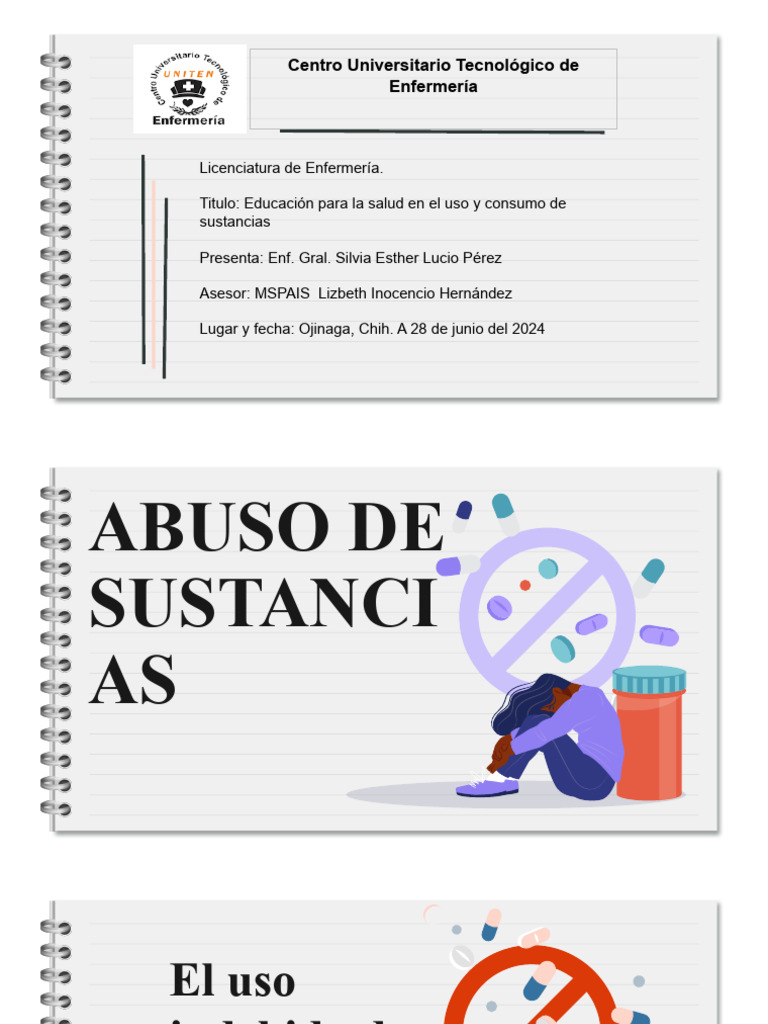 Uso de Sustancias | PDF | Drogas | La dependencia de sustancias