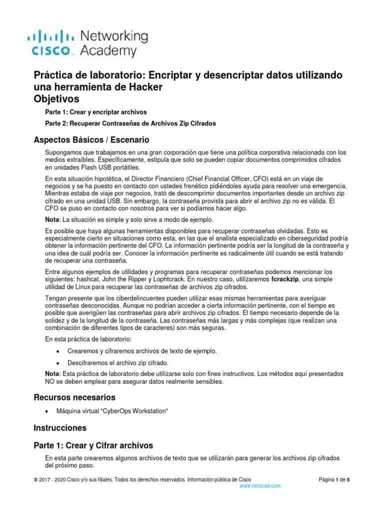 21.2.11 Lab Encrypting and Decrypting Data Using A Hacker Tool Es XL ... 21.2.11 Lab Encrypting and Decrypting Data Using A Hacker Tool Es XL ...