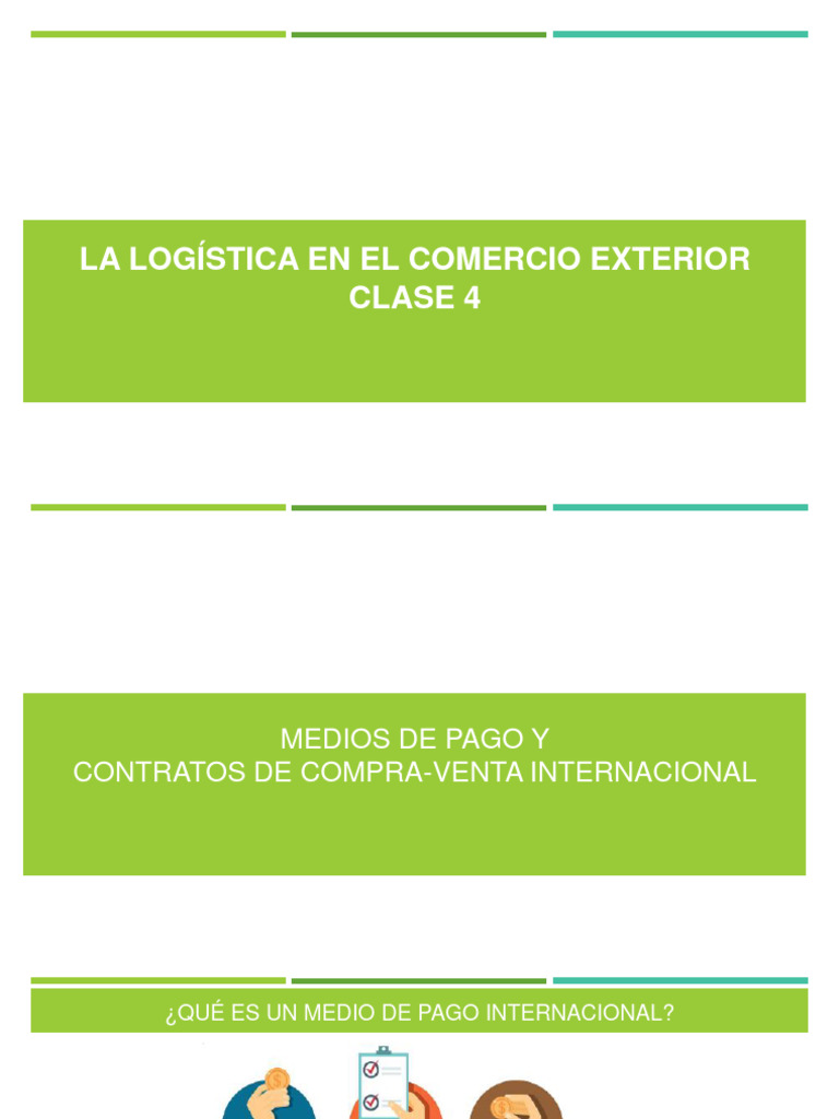 Clase 23 - La Logística en El Comercio Exterior | PDF | Carta de ...