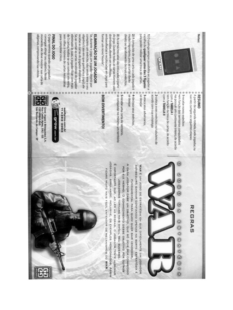 War - Manual | PDF