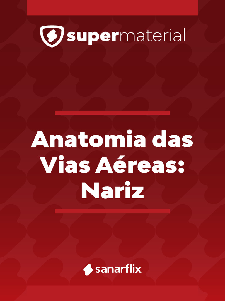 Vias Aéreas (Nariz) | PDF | Sistema linfático | Anatomia