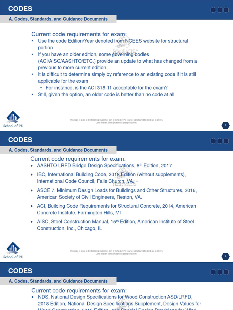 Code List | PDF | Precast Concrete | Concrete