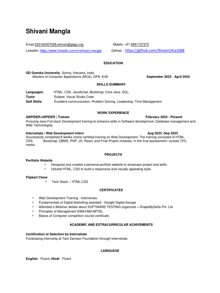 Shivani | PDF | Computers