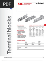 GE EB-25/26/27 Terminal Blocks Overview | PDF | Wire | Screw