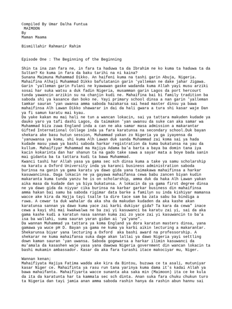 Maimoon... Complete | PDF