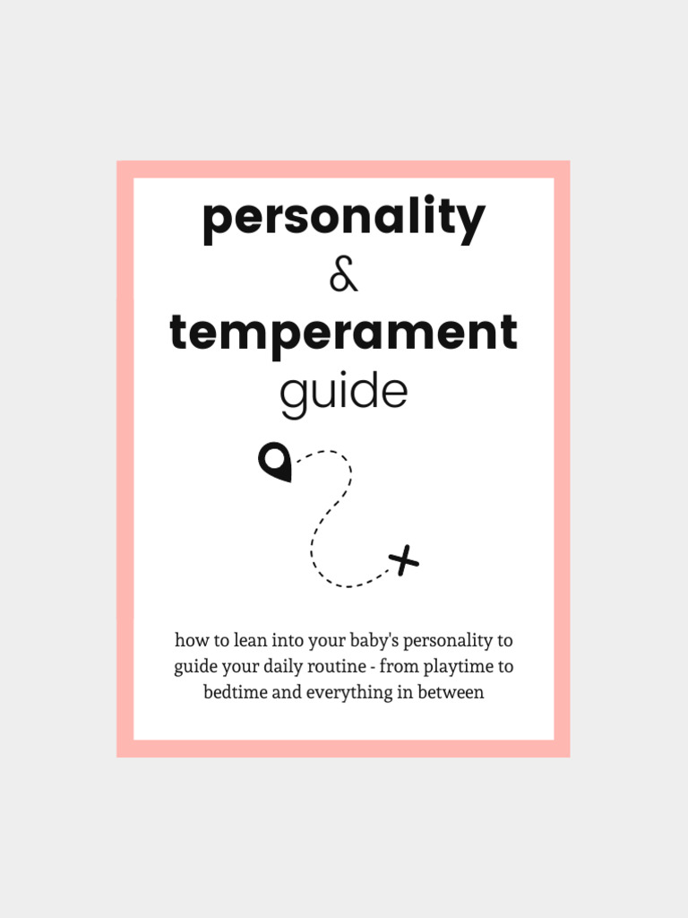 Baby Personality and Temperament Guide | PDF | Temperament | Parenting