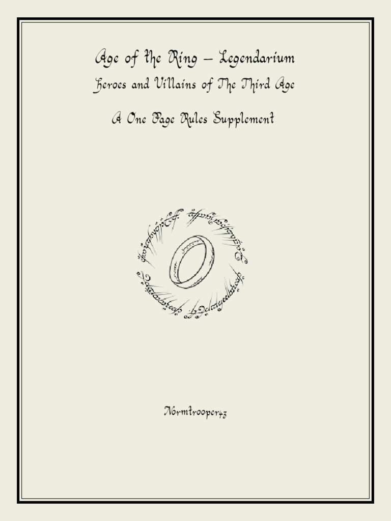 Legend Arium | PDF | The Lord Of The Rings | Middle Earth Books