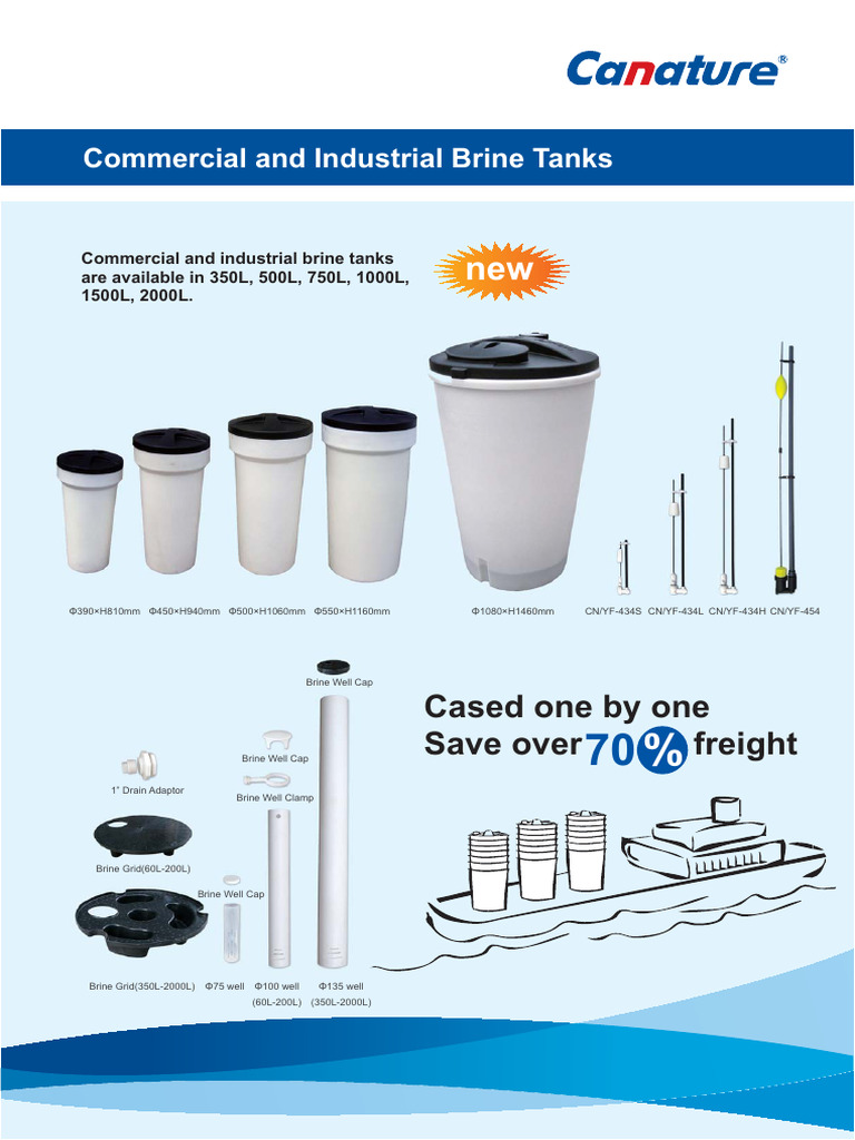Tanques de Salmuera Canature | PDF