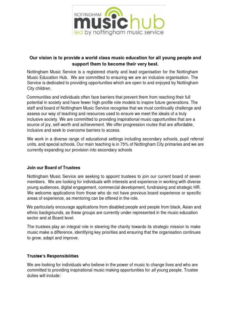 NMS Trustee Ad | PDF | Trustee | Charitable Organization