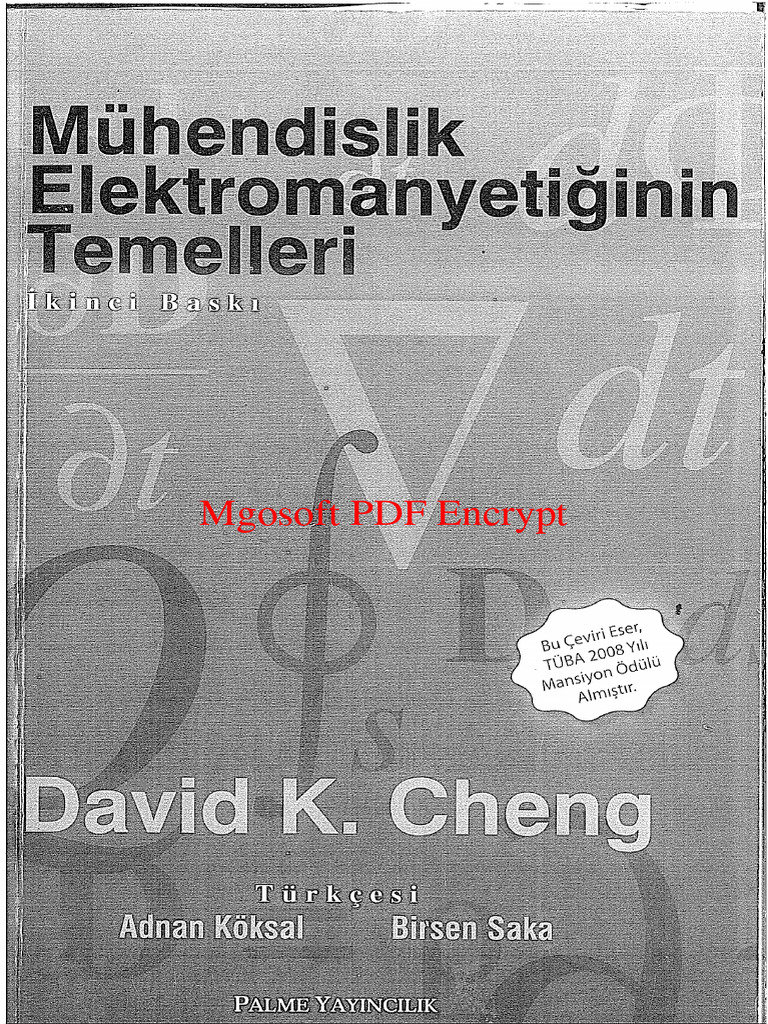 Mhendislik Elektromanyetiinin Temelleri David Kcheng | PDF | Digital Technology | Graphics Software