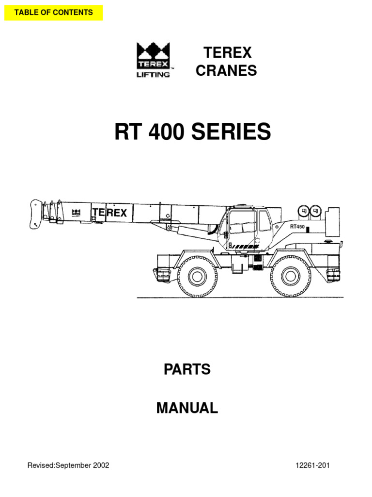 RT400 Parts 12261-201 | PDF | Piston | Truck
