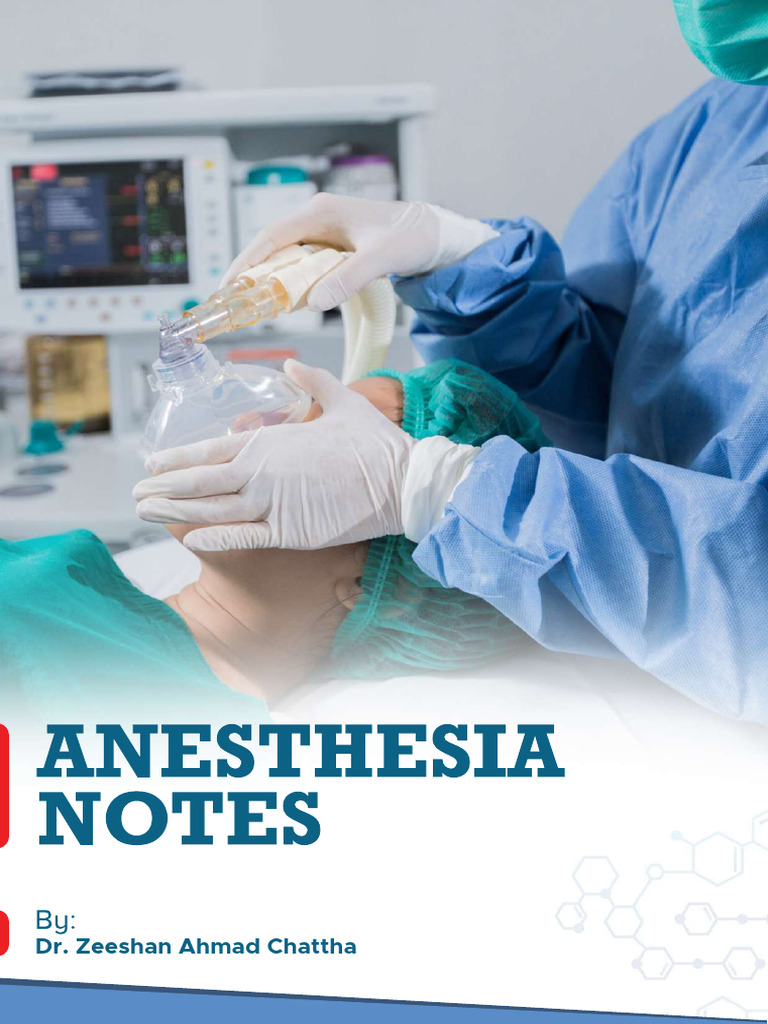 Paediatric Anesthesia Notes by DR Zeeshan | PDF | Breathing | Heart