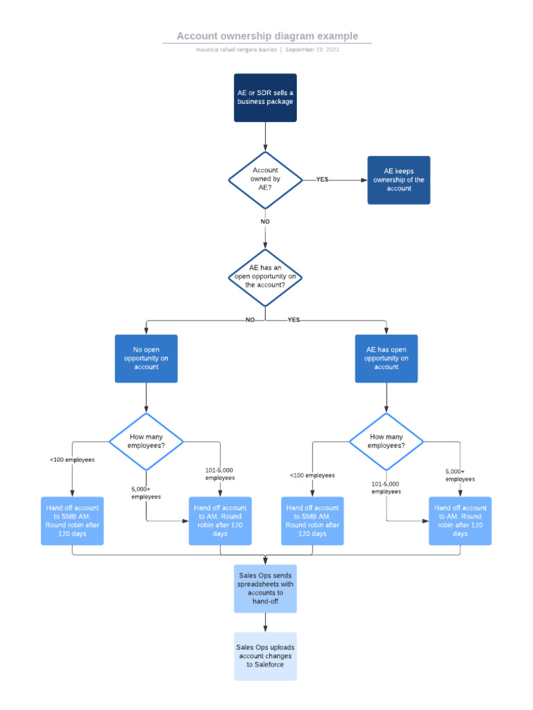 Account Ownership Diagram Example | PDF