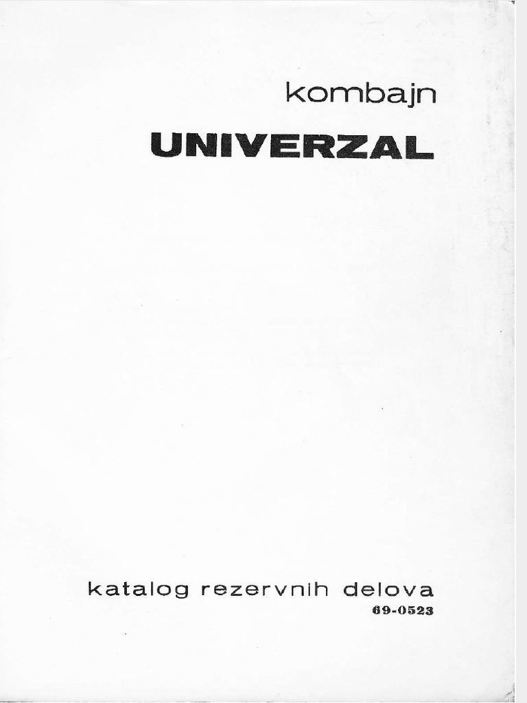 Dokumen - Tips - Katalog Delova Zmaj Univerzal 5633857b31bec | PDF