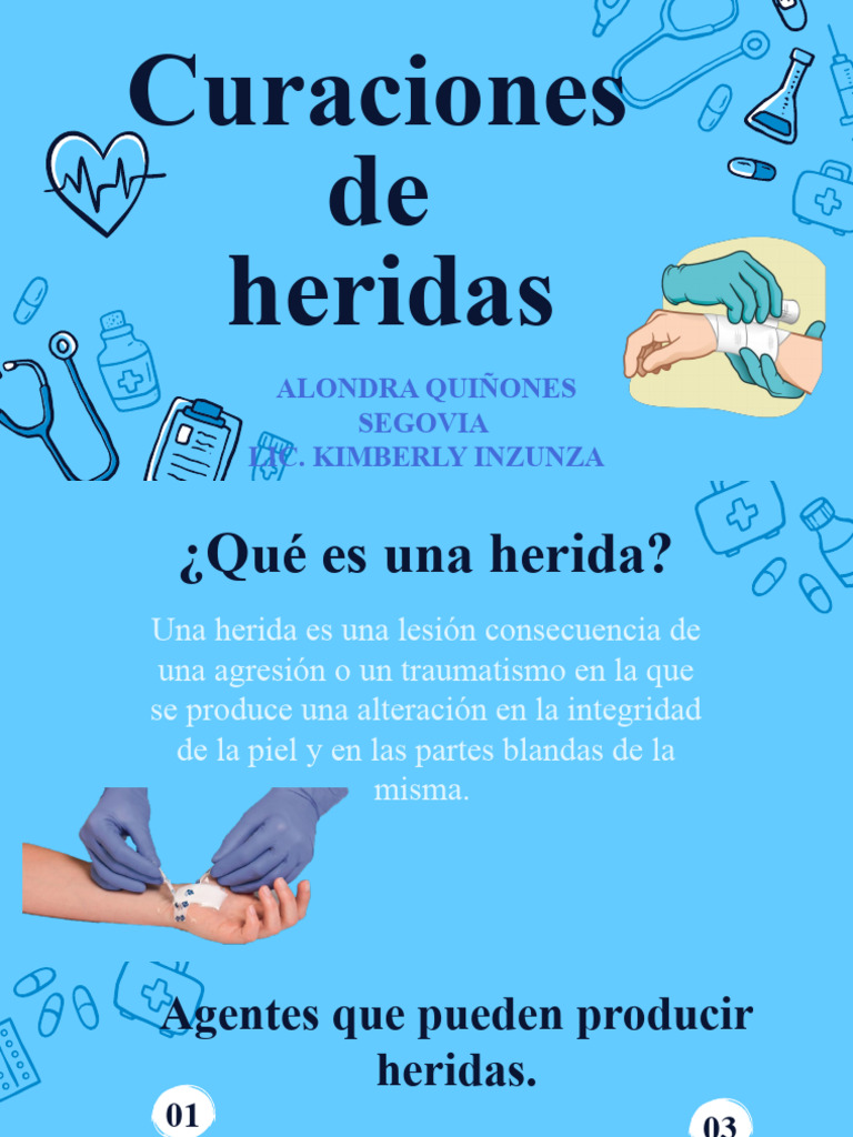 heridas (1) | Descargar gratis PDF | Herida | Cicatrización de la herida