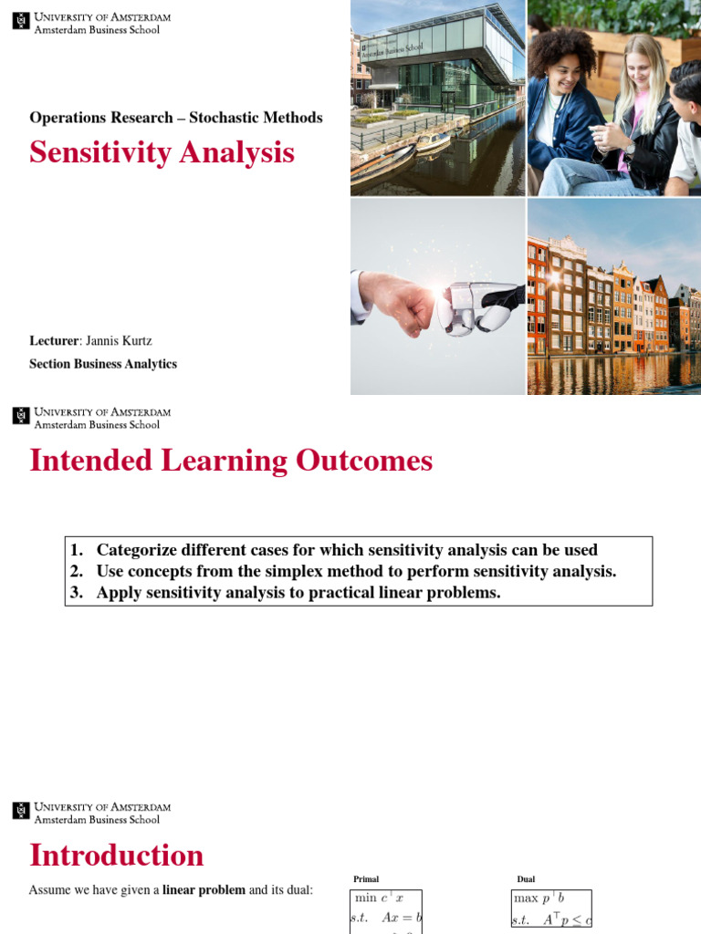 2 Sensitivity Analysis With Solutions | PDF | Mathematical Optimization | Linear Programming