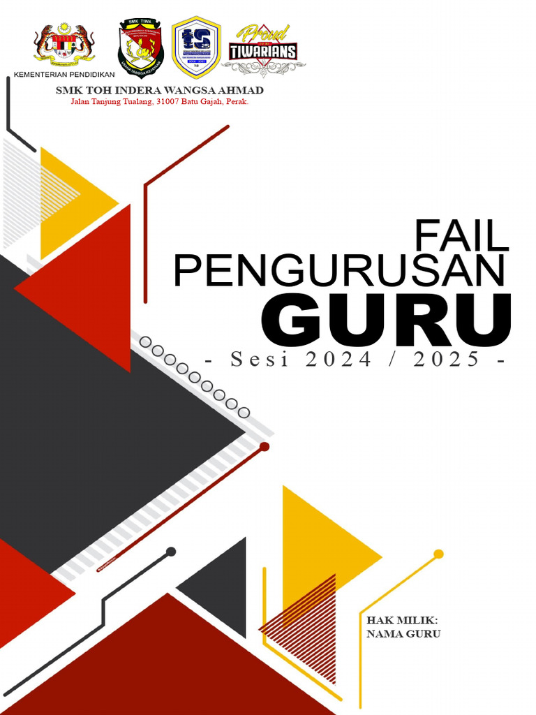 Template Fail Pengurusan Guru | PDF