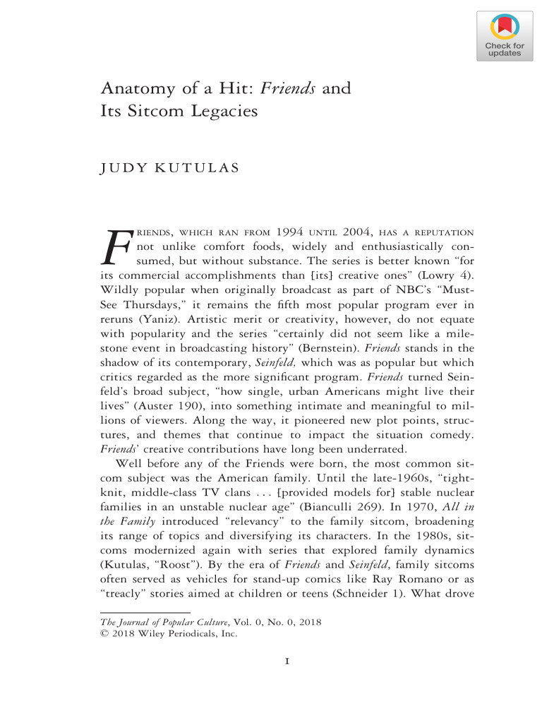 Anatomy of A Hit | PDF | Friends