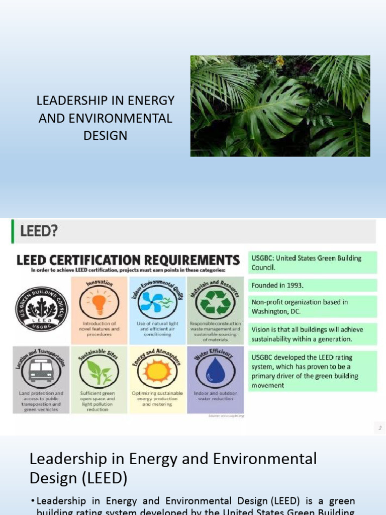 Leed | PDF | Green Building | Earth Sciences