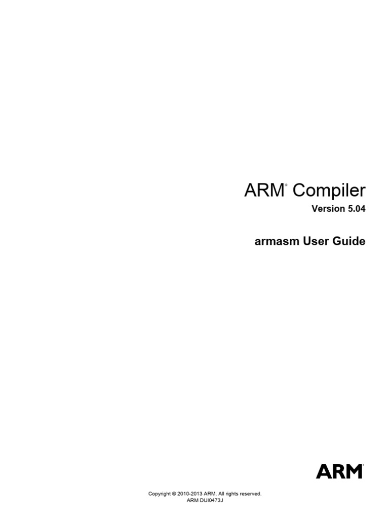 Armasm User Guide | PDF | Assembly Language | Macro (Computer Science)