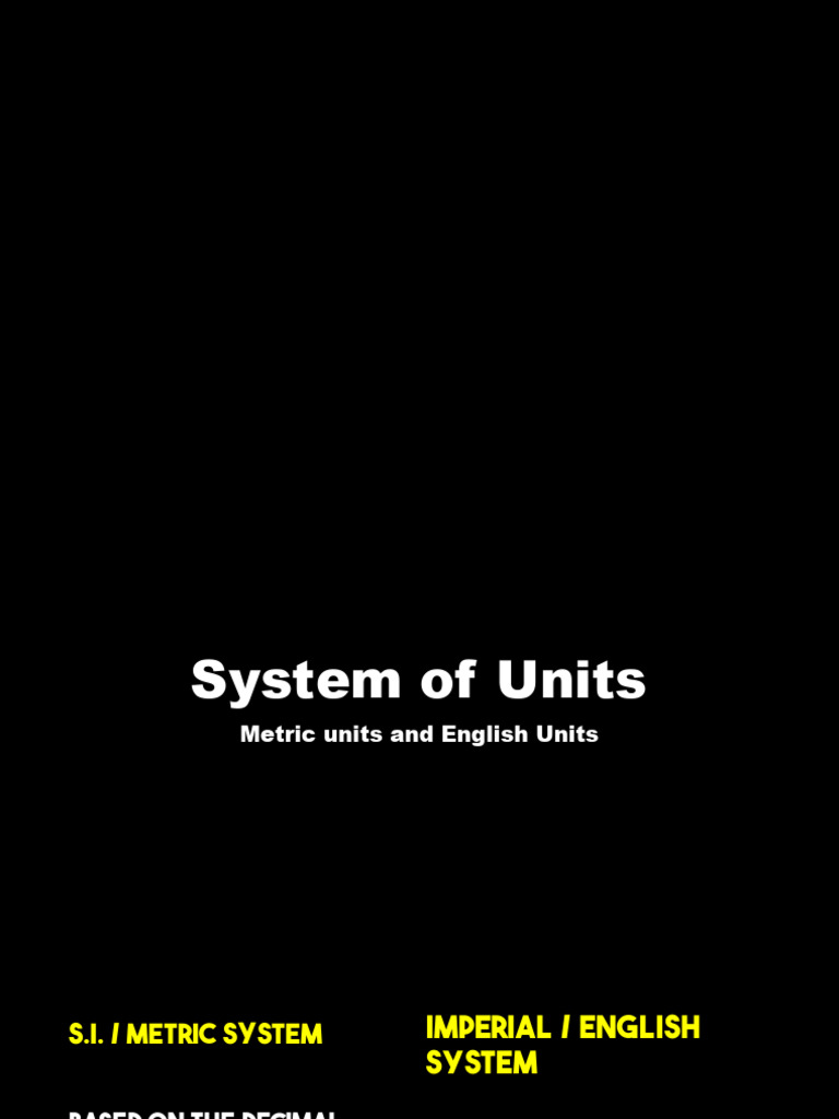 Unit Conversion Guide: SI and Imperial | PDF | Pascal (Unit ...