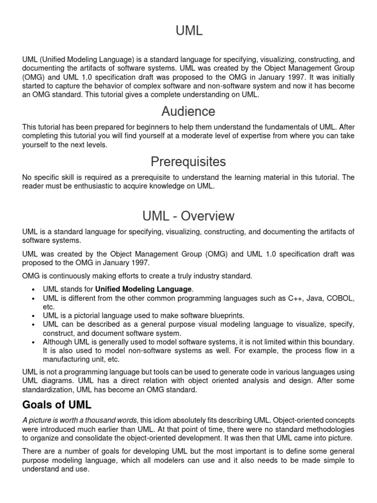 UML | Download Free PDF | Class (Computer Programming) | Unified ...